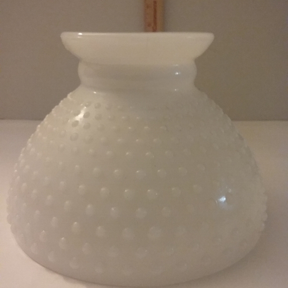 hobnail | Accents | Vintage Milk Glass Hobnail Gas Lamp Shade Beautiful ...